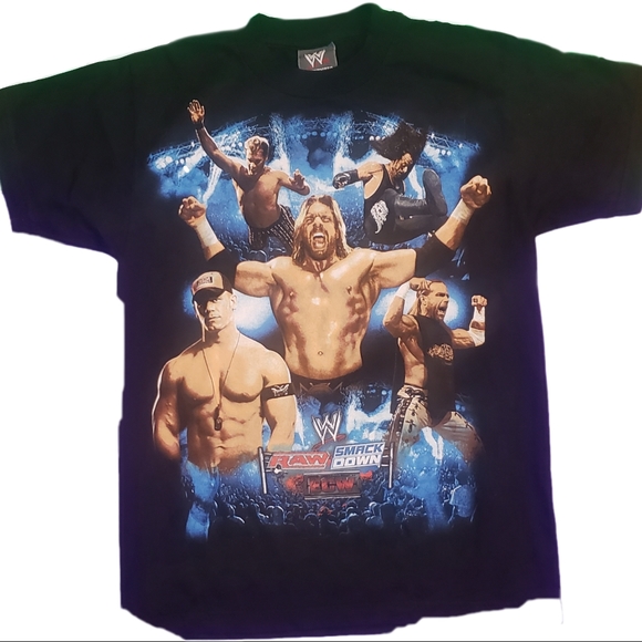WWE | Shirts & Tops | Wwe Rawsdecw Tshirt Youth Medium Triple H ...